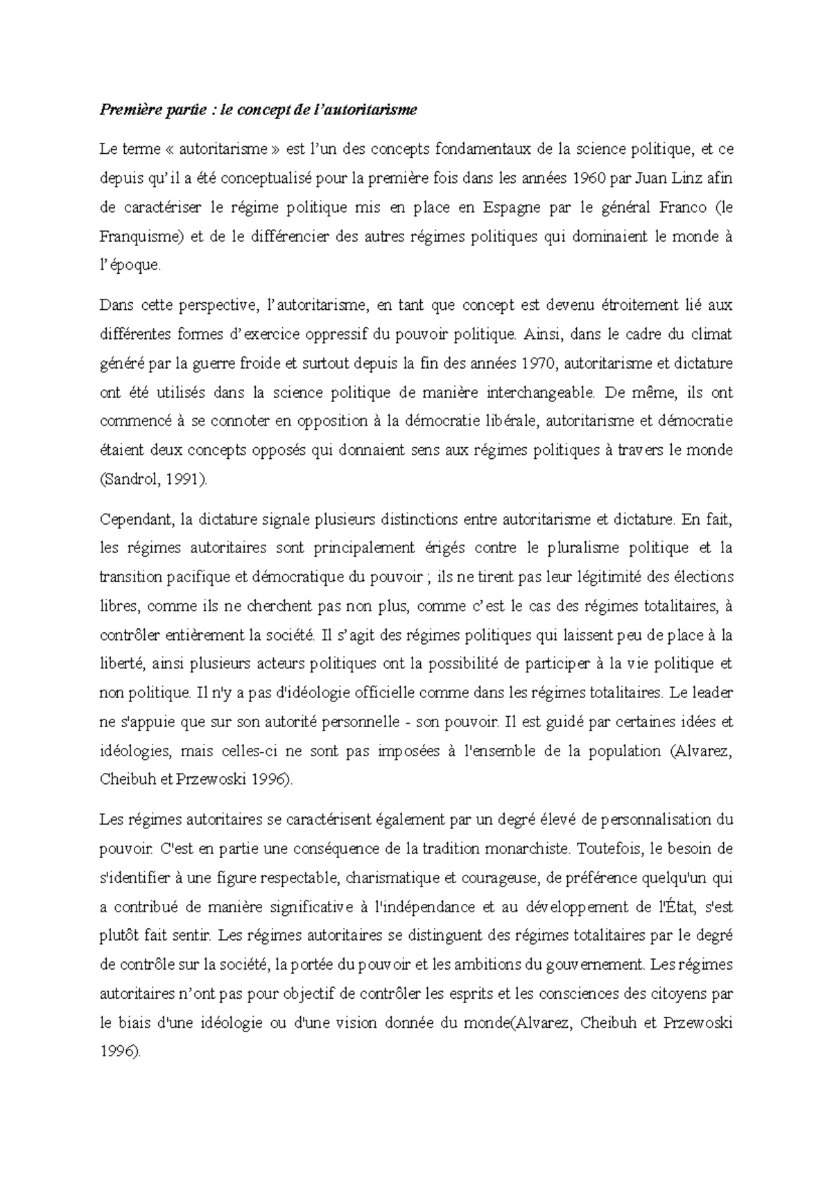 Le concept de l’autoritarisme - Première partie : le concept de l ...