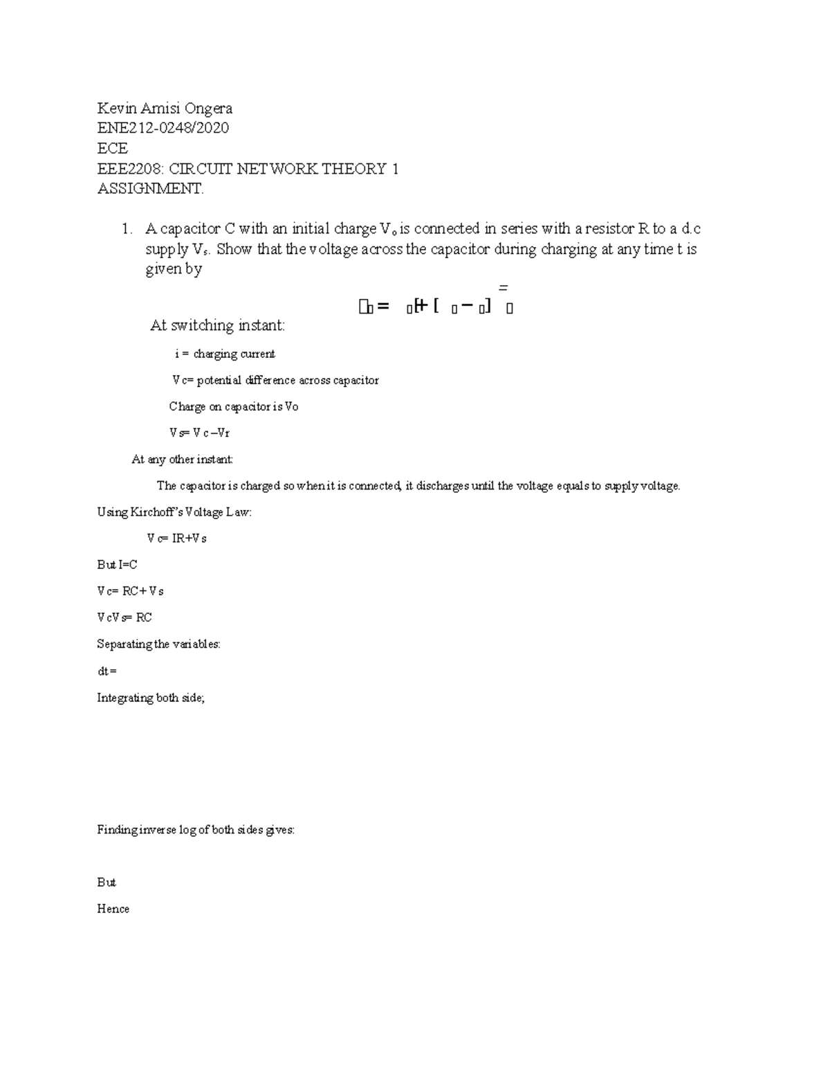 CNT%20Assignment%201 - Kevin Amisi Ongera ENE212-0248/ ECE EEE2208 ...