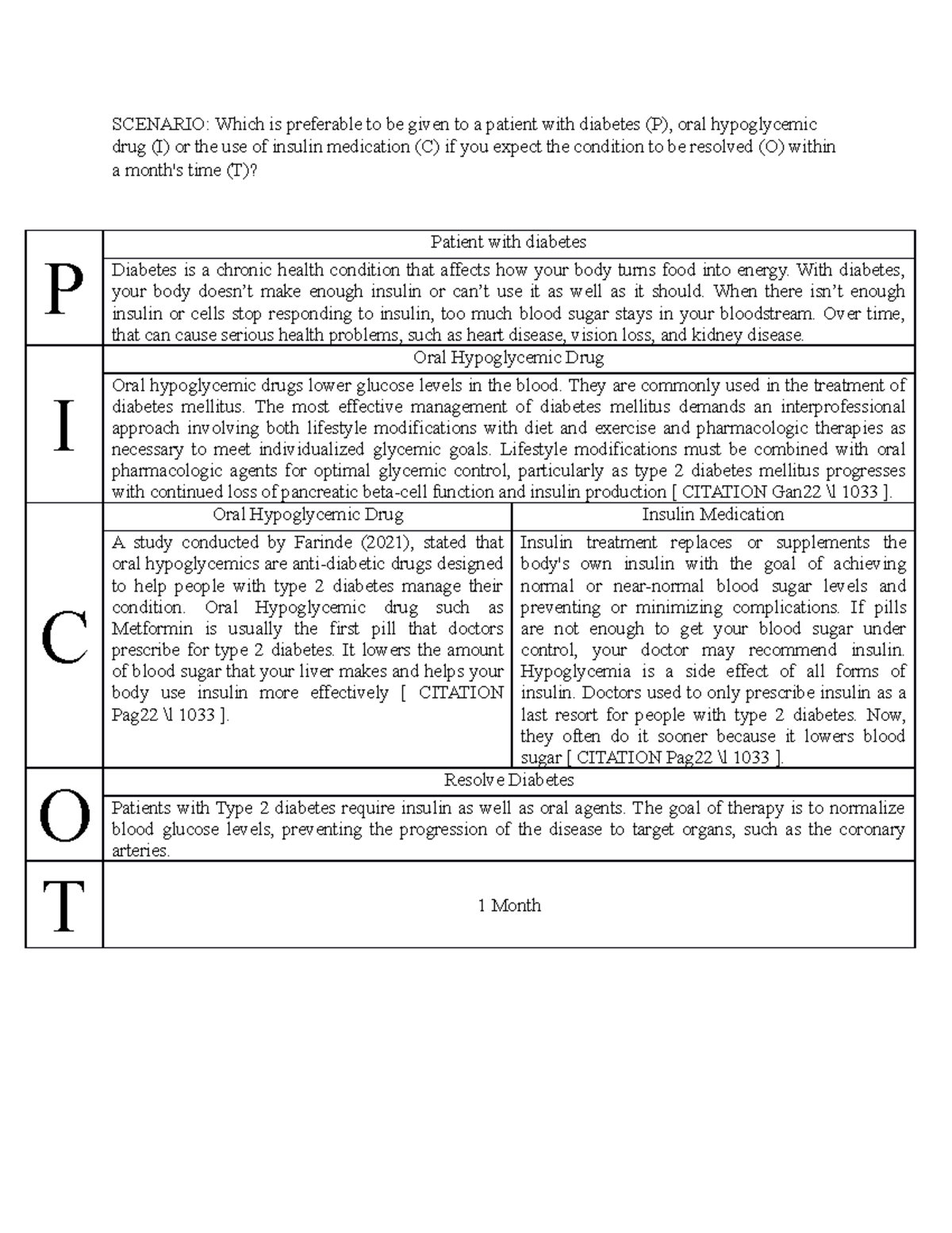 NCM 118 A - Picot Charting - SCENARIO: Which is preferable to be given ...