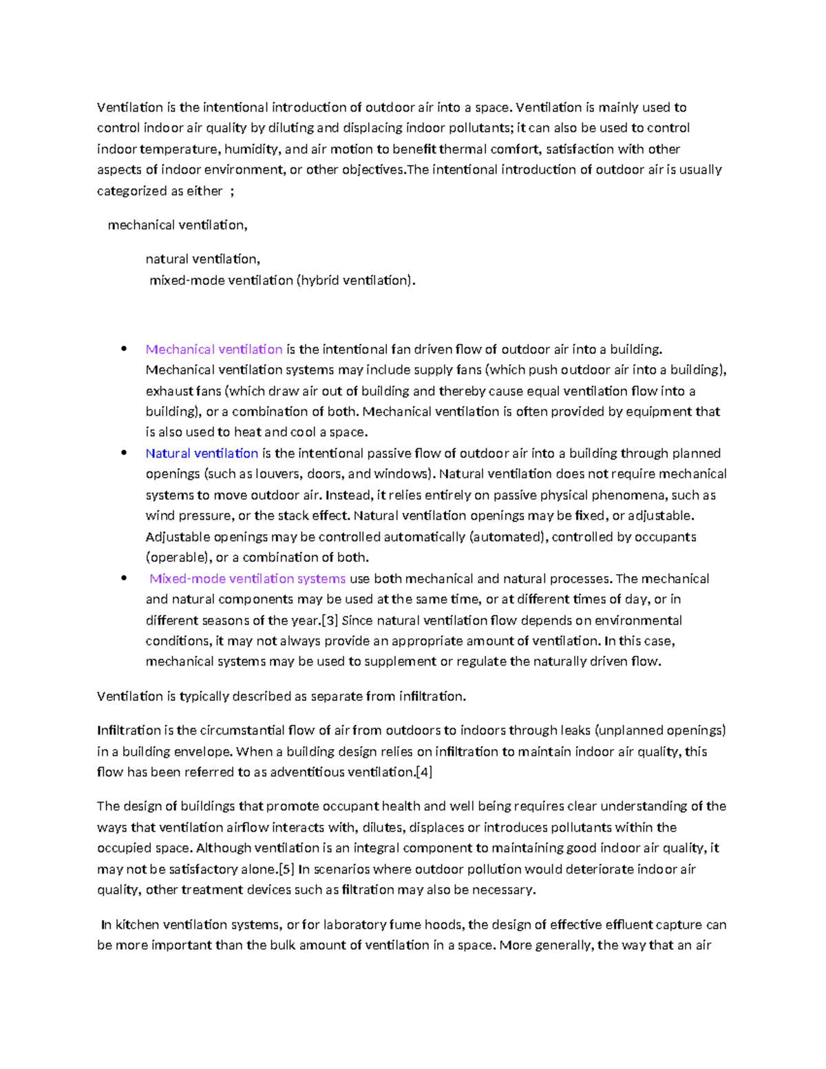 Ventilation is-WPS Office - Ventilation is the intentional introduction ...