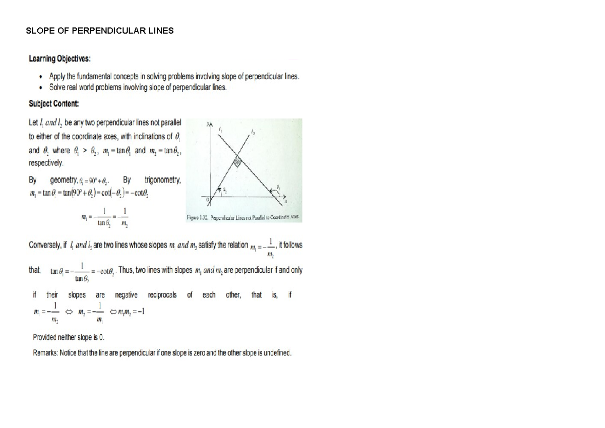 Lesson-4 - Lesson notes - Assessment of Learning 2 - SLOPE OF ...