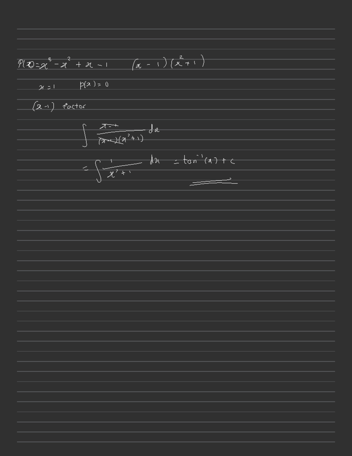 Questions week 2 (1) 2 - P =a - x + x - 1(a - 1)(a + 1) x = 1 P(a) = 0 ...