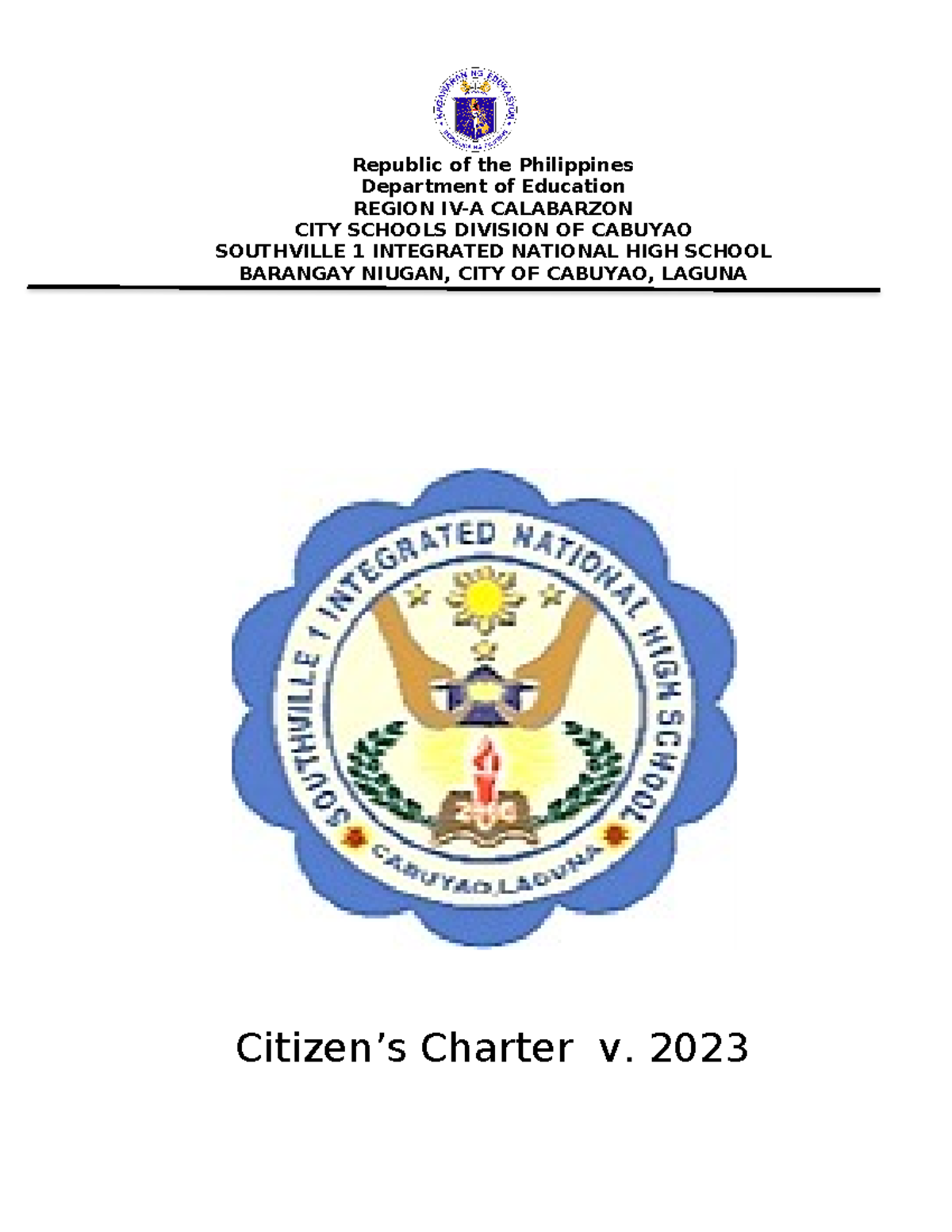 Citizens-Charter-2023 - Republic of the Philippines Department of ...