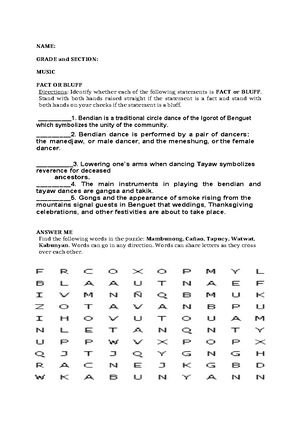 Quarter 1 Week 6 Day 5 - none - GRADES 1 to 12 DAILY LESSON LOG School ...