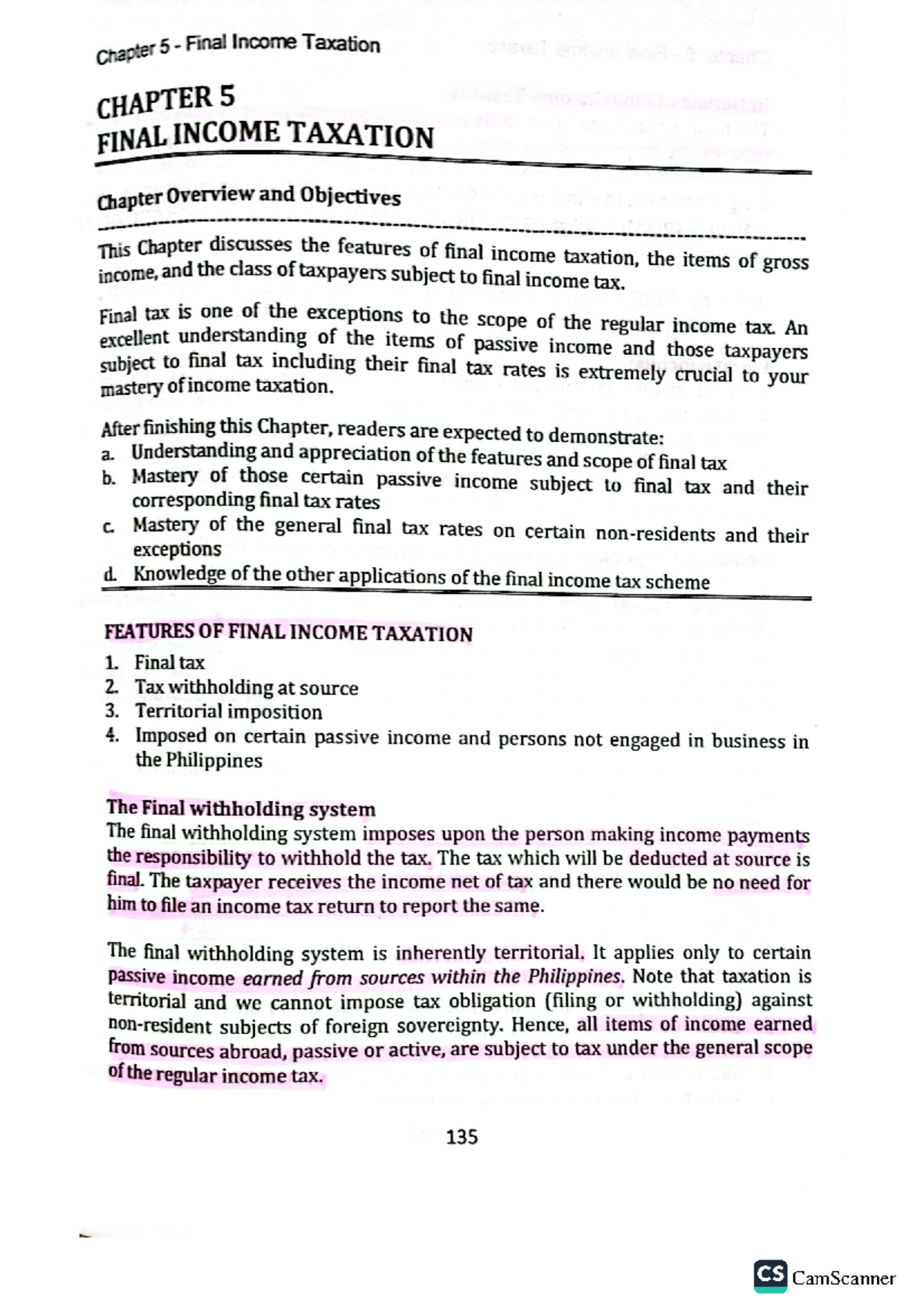 Chapter 5 - Income Taxation by Banggawan - Studocu