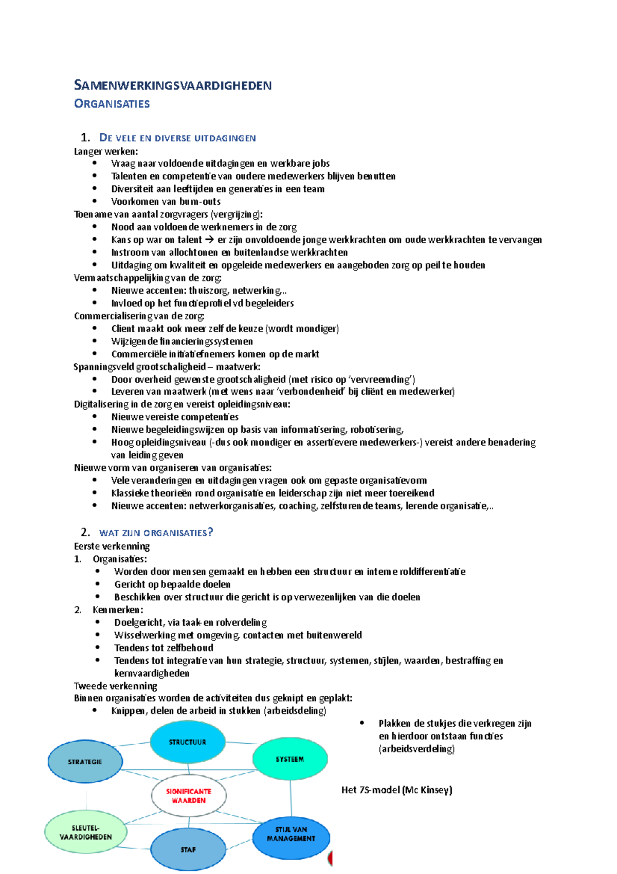 Samenvatting samenwerkingsvaardigheden les 1 en 2 ...