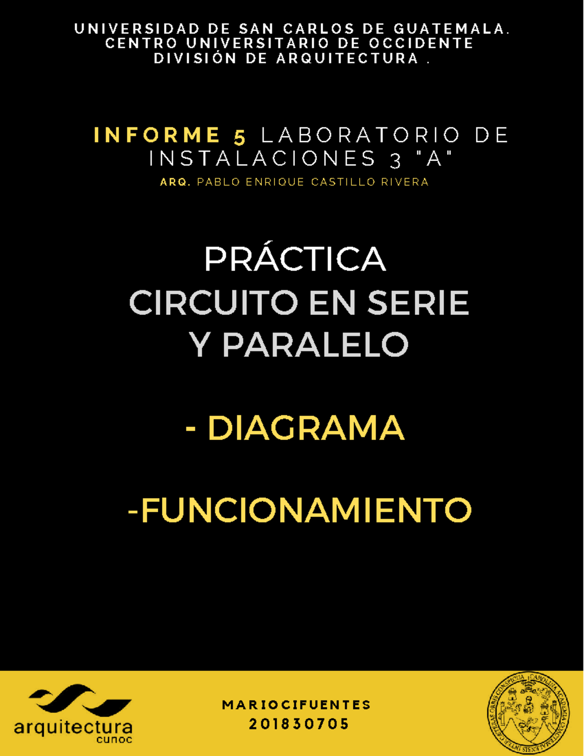 Circuito En Serie Y Paralelo PrÁctica Circuito En Serie Y Paralelo 1461