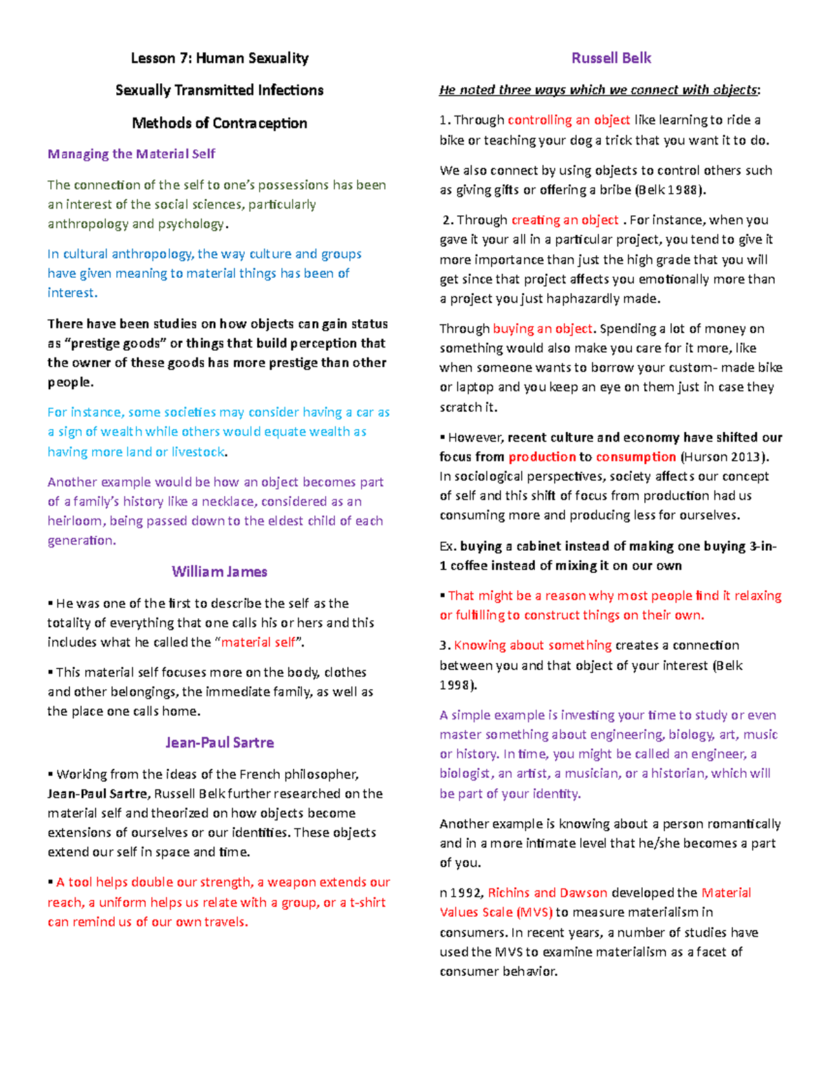 UTS-final-reviewer - reviewer - Lesson 7: Human Sexuality Sexually ...