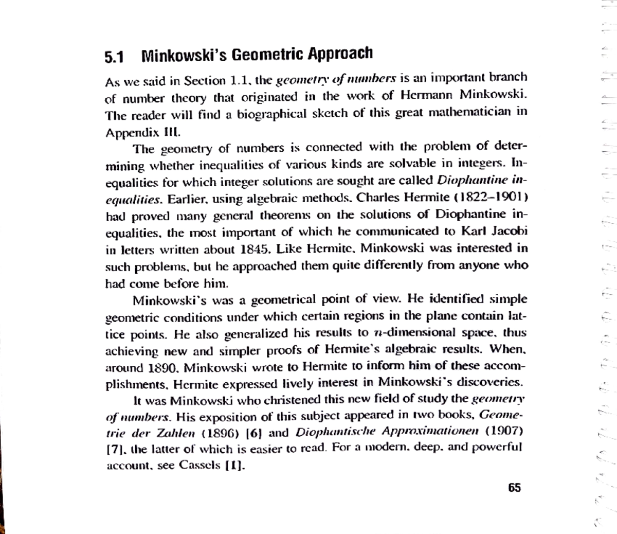 5 Minkowski's Fundamental Theorem - 5 Minkowski's Geometric Approach As ...