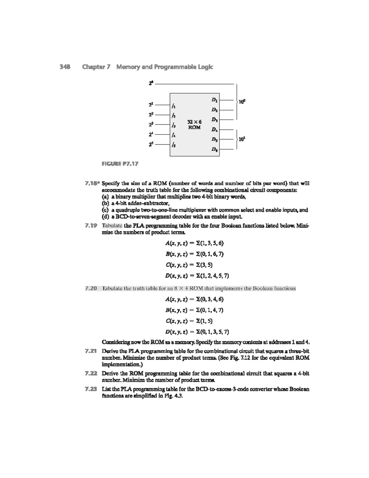 Logic 4 questions PLD PLA PAL logic desing - Digital inegrated circuits ...