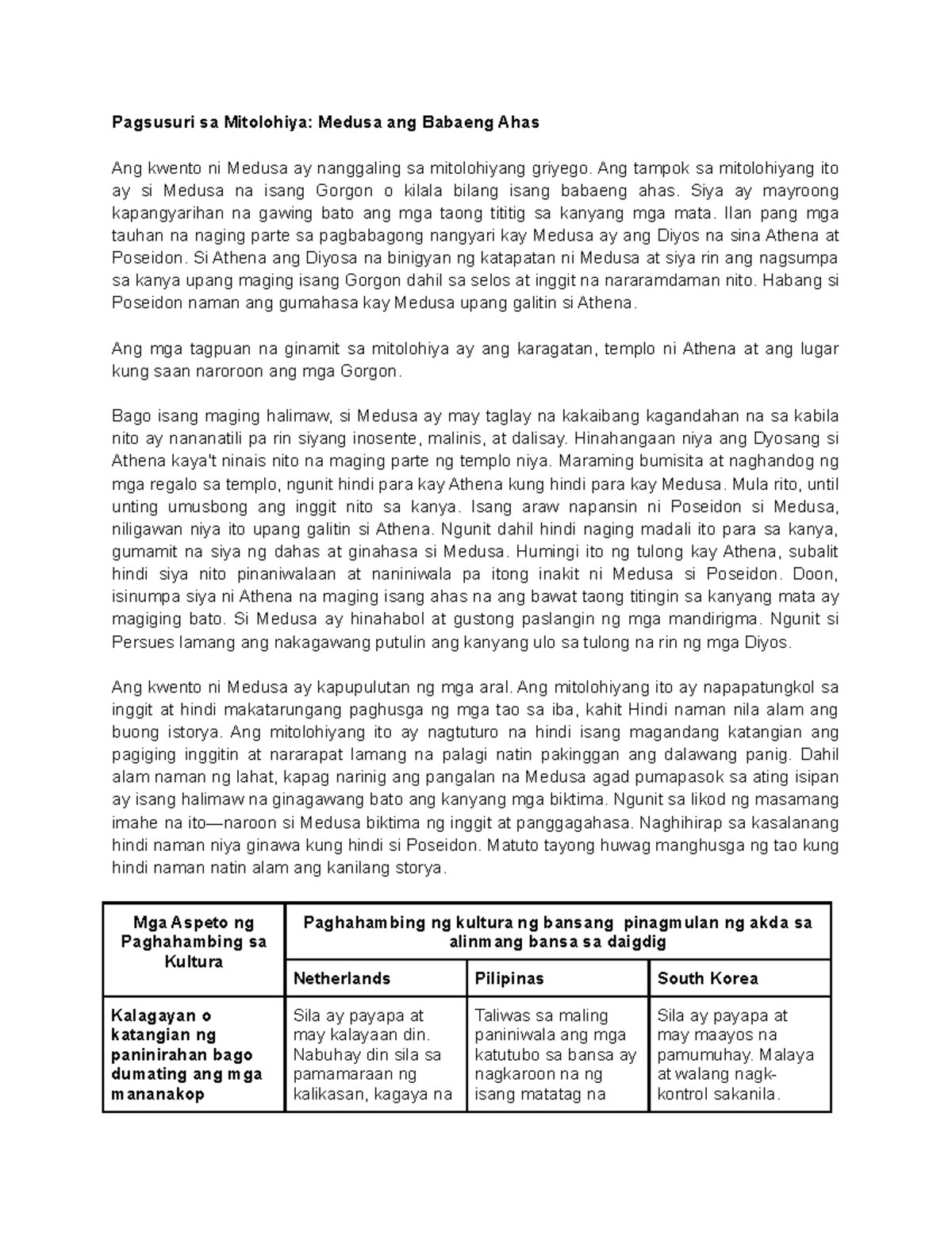 Mito mito mito mito mito mito mito mito mito - Pagsusuri sa Mitolohiya ...