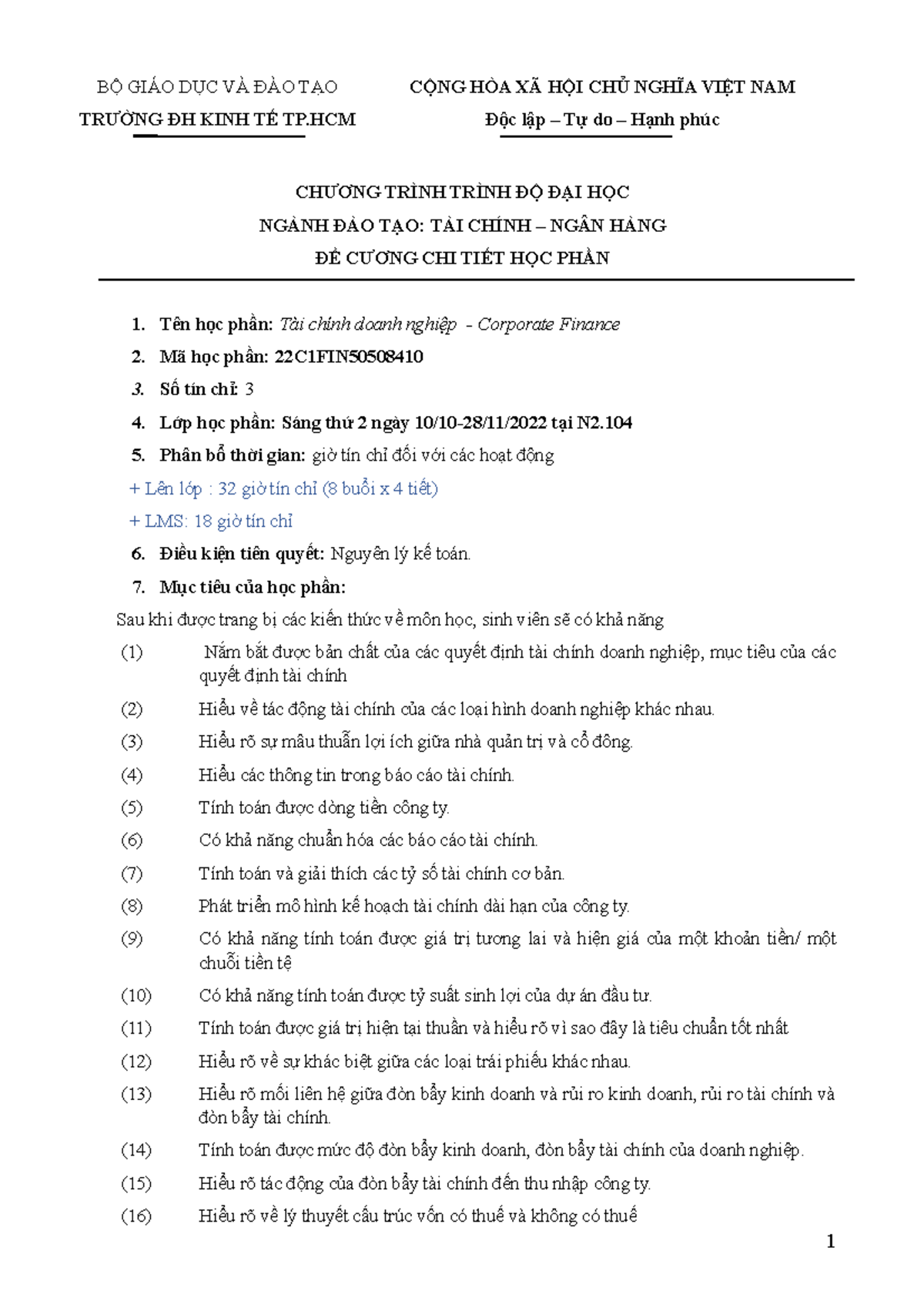 De Cuong TCDN-Blended Learning - BỘ GIÁO DỤC VÀ ĐÀO TẠO TRƯỜNG ĐH KINH ...