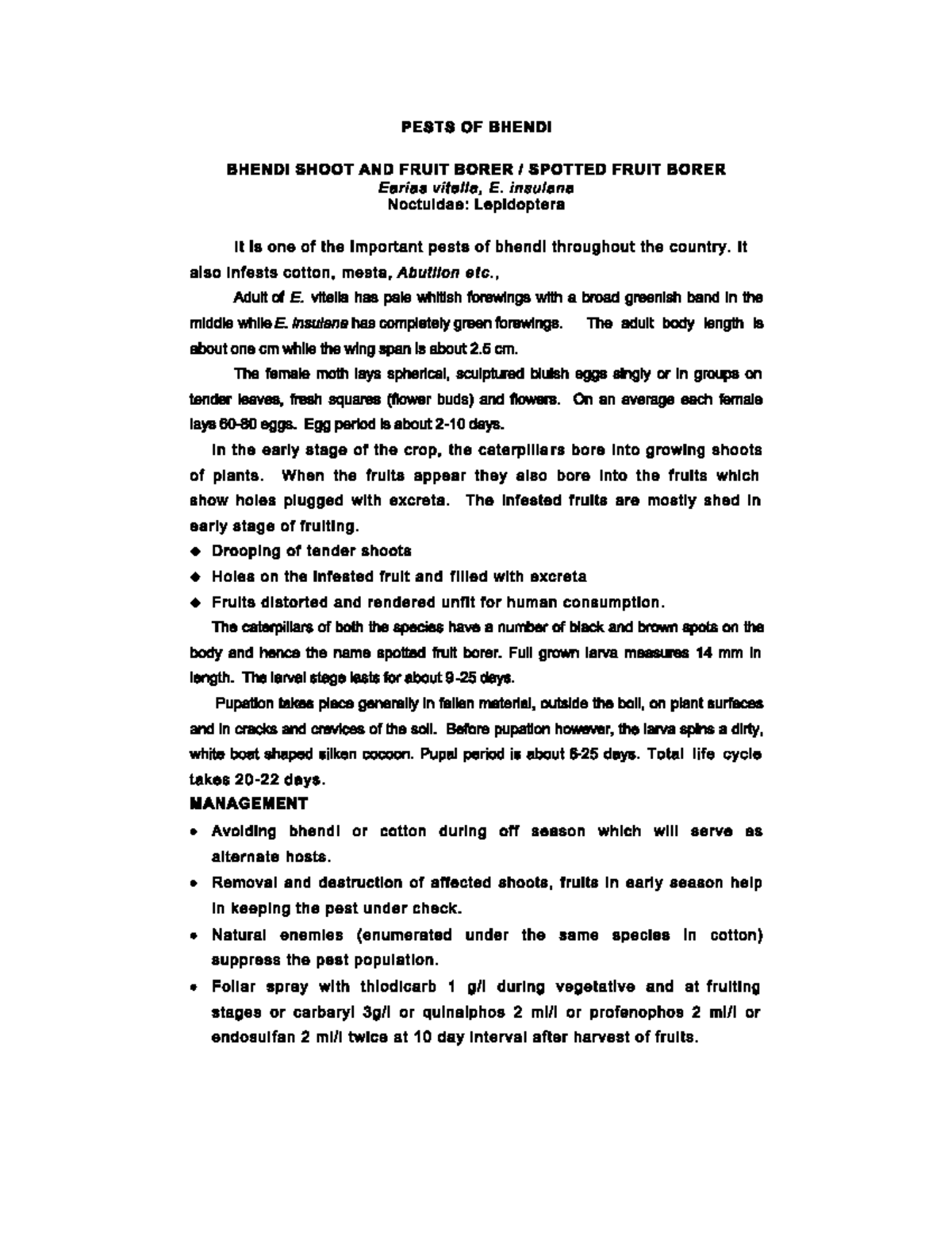 Ento note 6 - ento note - entomology - Studocu