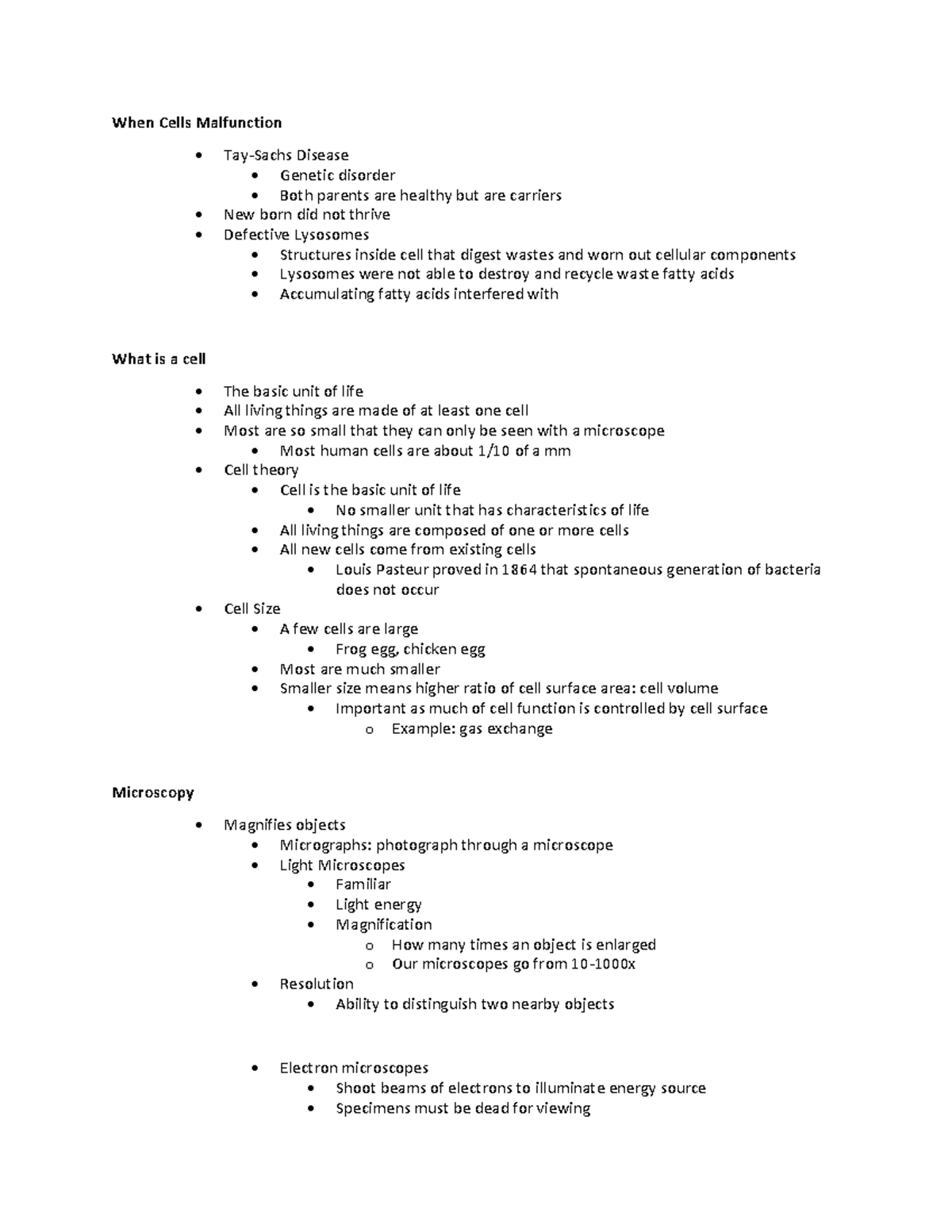 Lecture Three - School: UWEC Class: Biology of Humans Professor: David ...