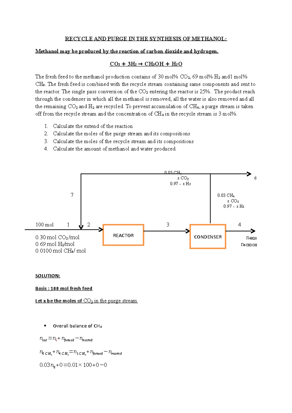 MB+Recycle+-+reaction+-+purge+21 - RECYCLE AND PURGE IN THE SYNTHESIS ...