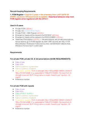 Ultimate BNF Notes - THE ULTIMATE PRE-REG BNF NOTES IMPORTANT ...