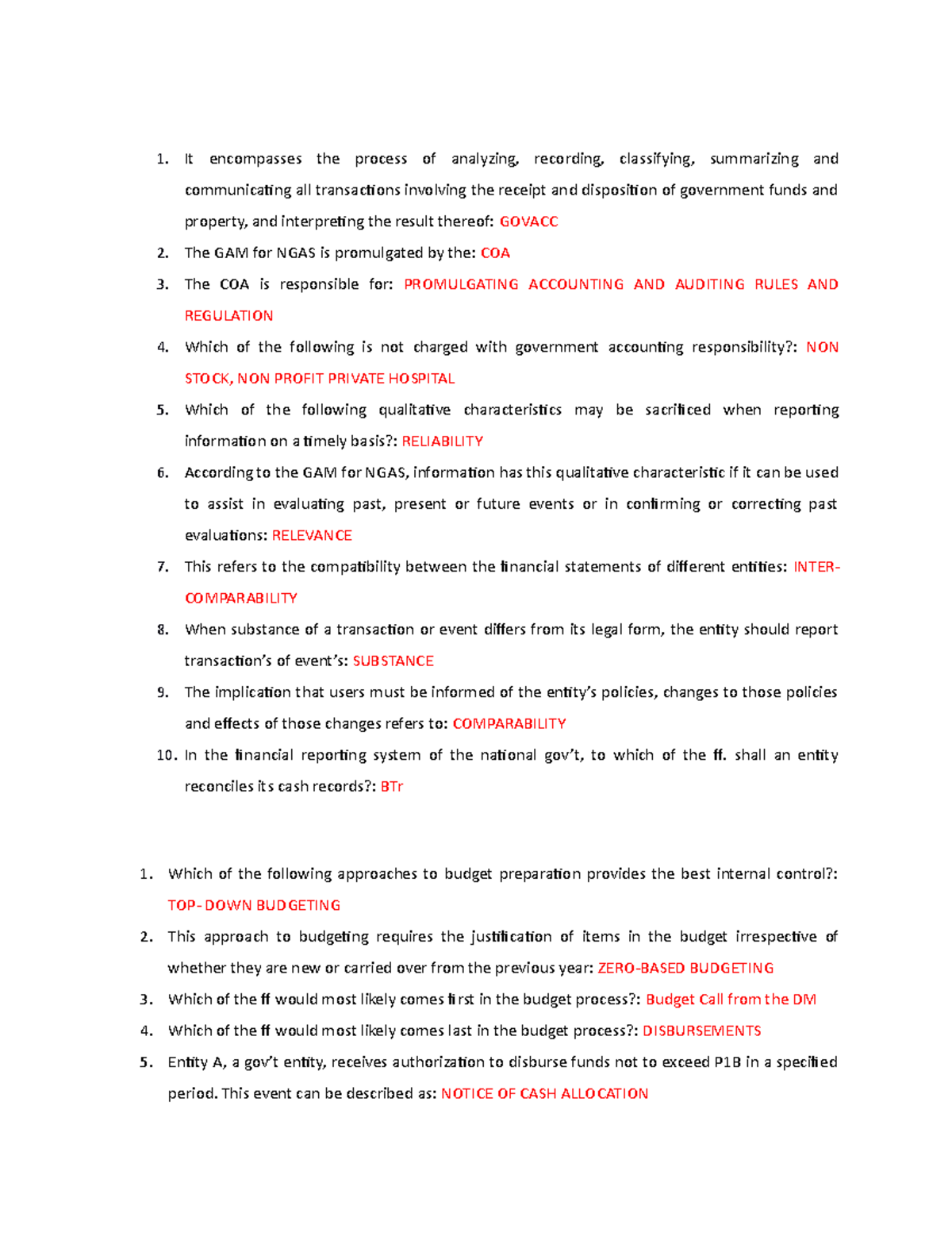 Govacc-QUIZ - acctg - It encompasses the process of analyzing ...