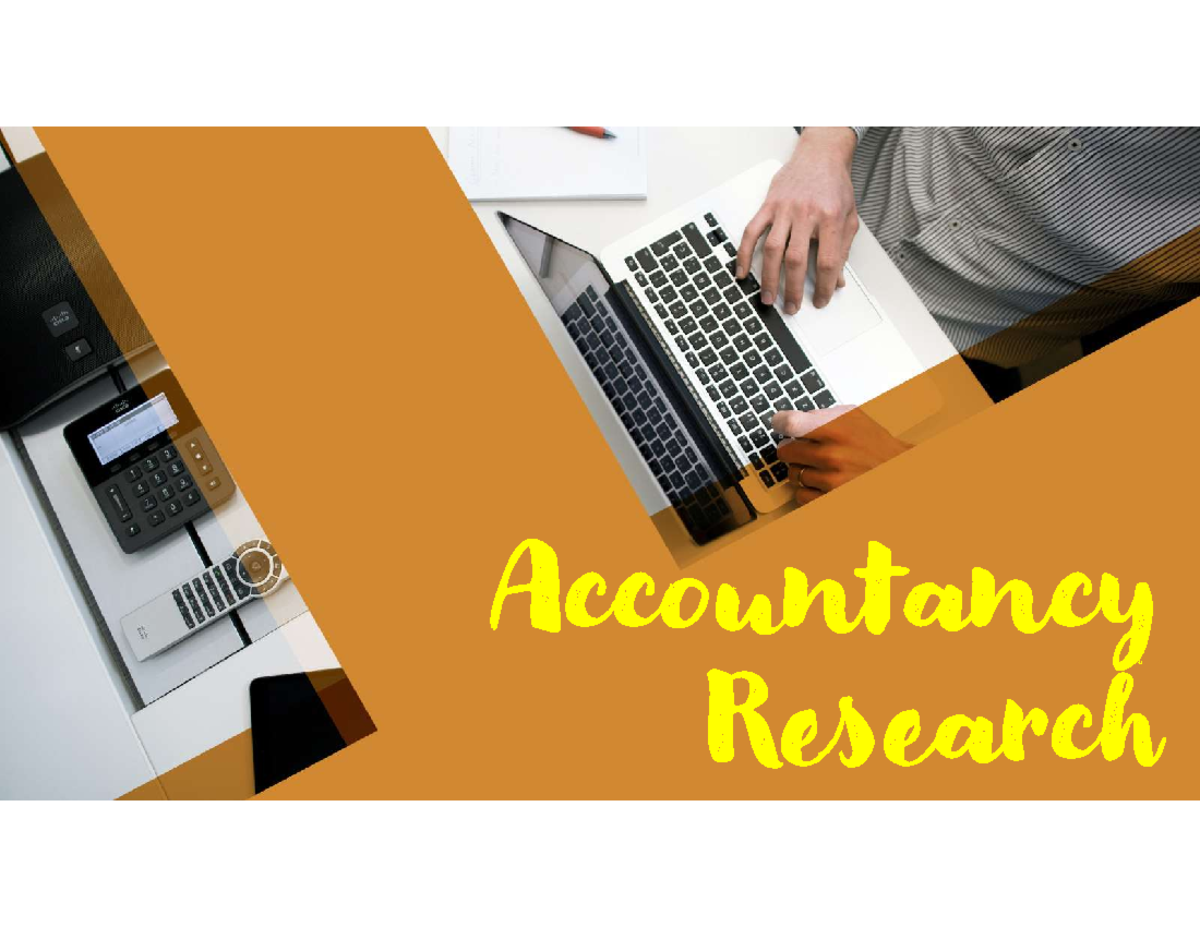 Details on Accounting Research - BS Accountancy - PUP - Studocu