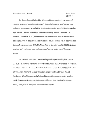 Lecture 20 - Lecture 20 Created Class Geology 101 Type Lab Materials Reviewed Property Property ...