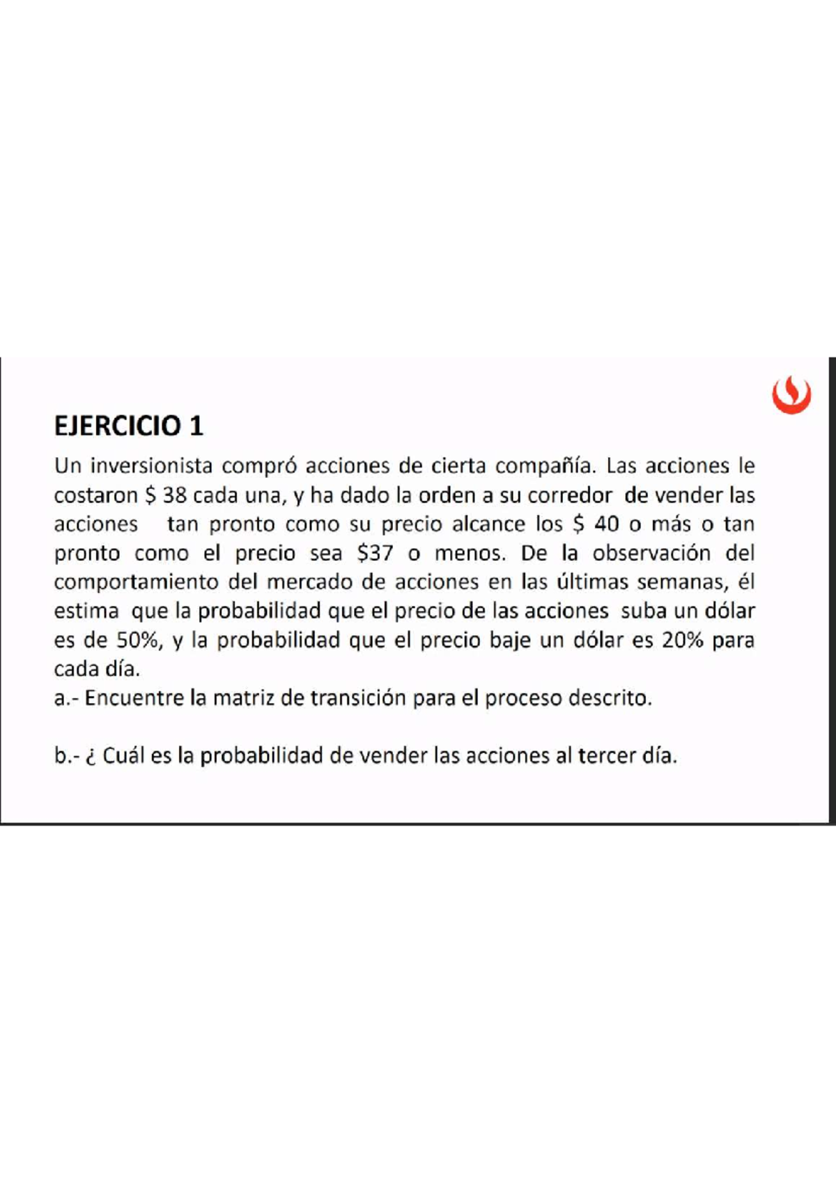 Iop 2 ejercicio 1 semana 3 - investigacion de operaciones 2 - Studocu