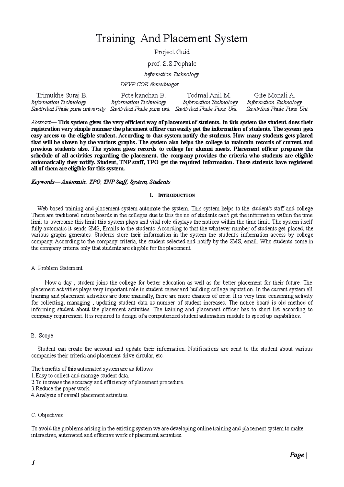 TPO - THis is a demo description. I hope you like it. - Training And ...