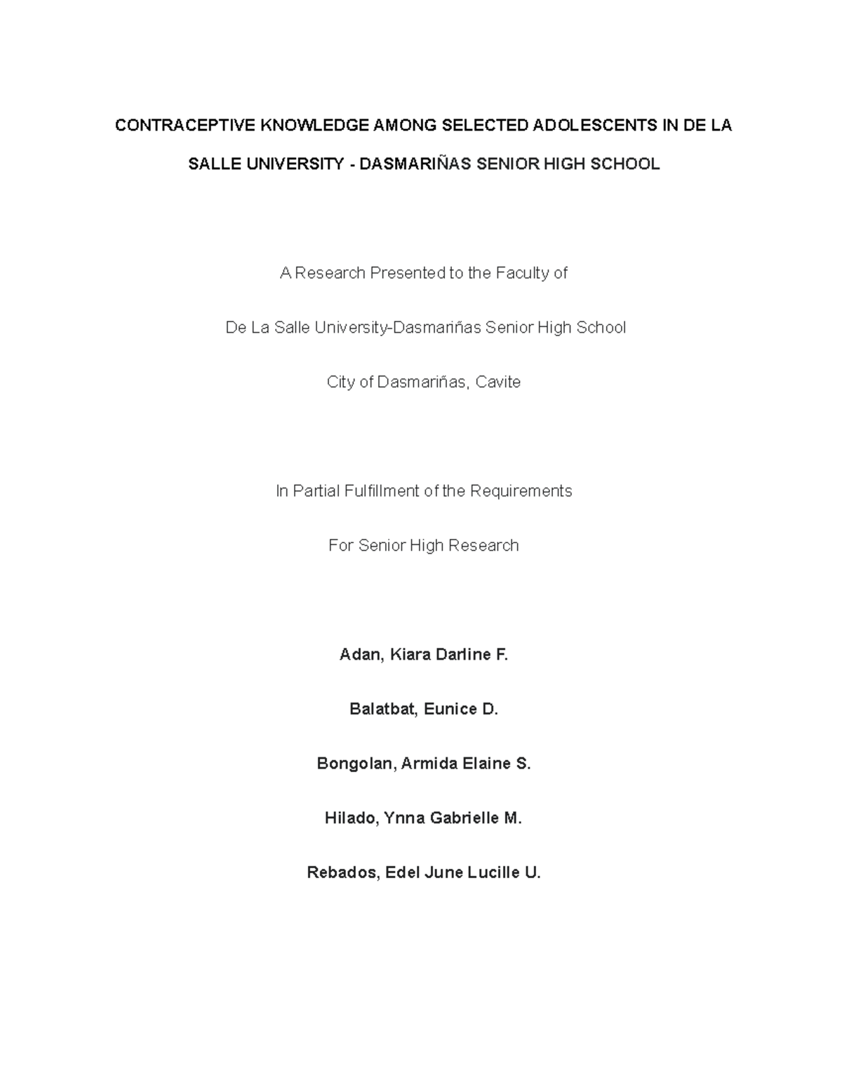 11 5 2021 Chapter 1-3 (Draft) - Thesis - La Salle - Dasma - Studocu