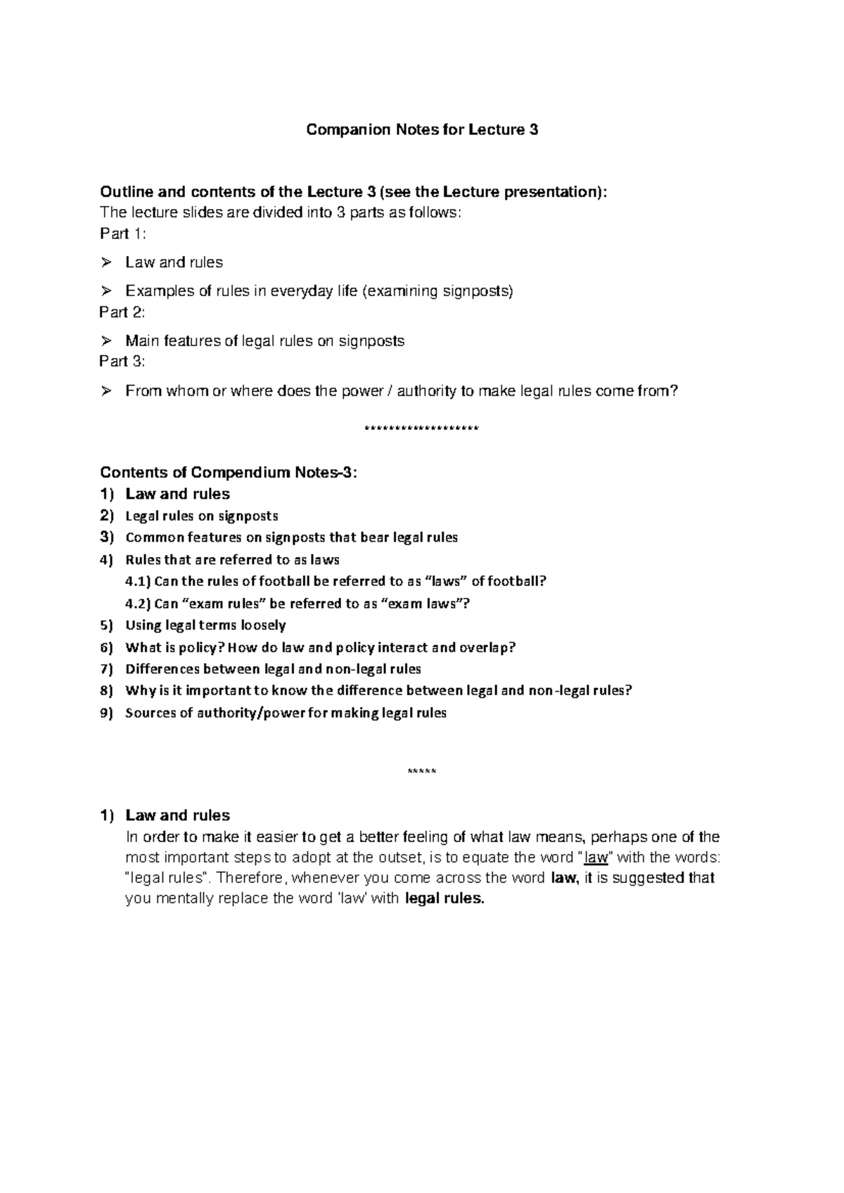 Companion notes for Lecture 3 fall2024 - Companion Notes for Lecture 3 ...