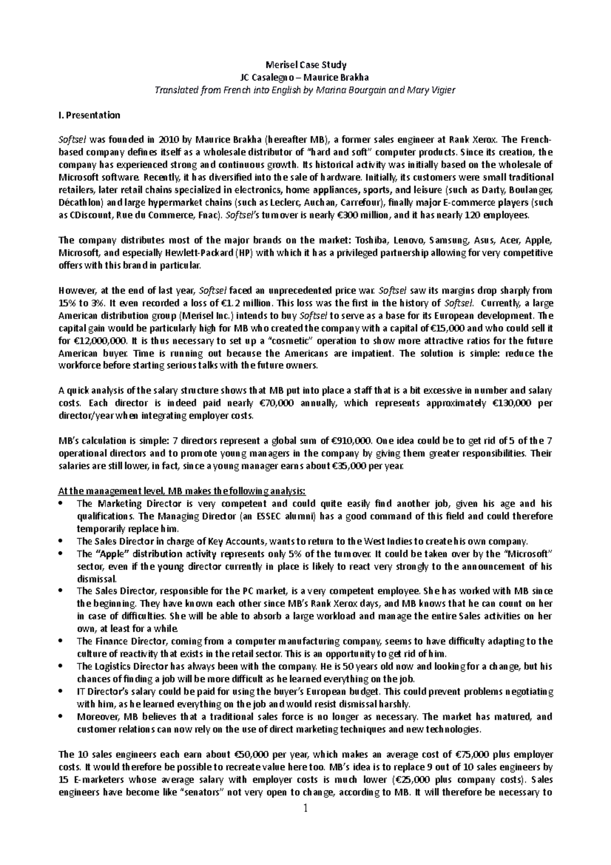 CASE Study-ENG- 2023 - a typical case study - Merisel Case Study JC ...