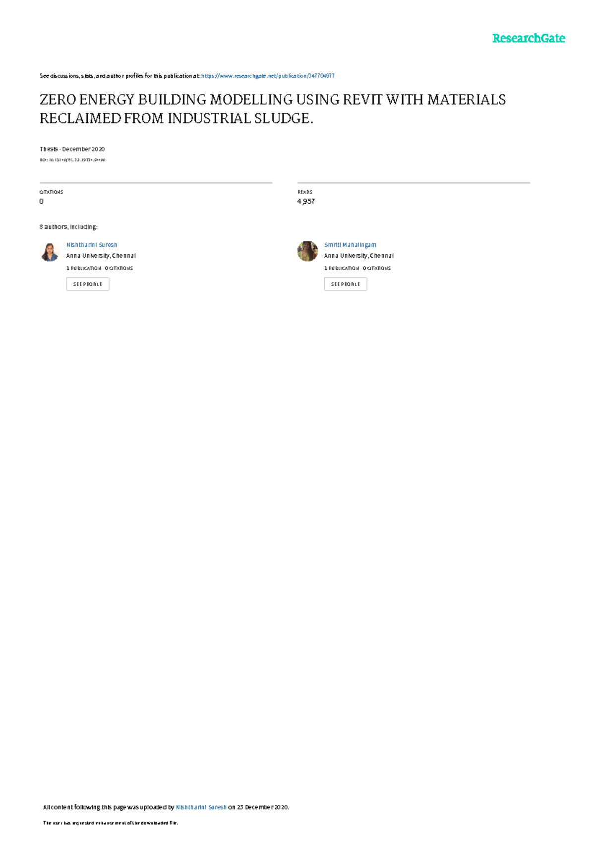 Finalreport - See discussions, stats, and author profiles for this publication at: - Studocu