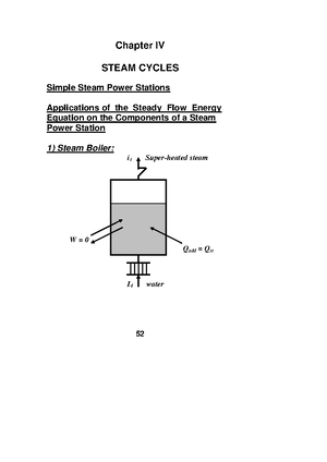 Sheet (2) steam - Sheet (2) Steam Processes A steam boiler has a total ...