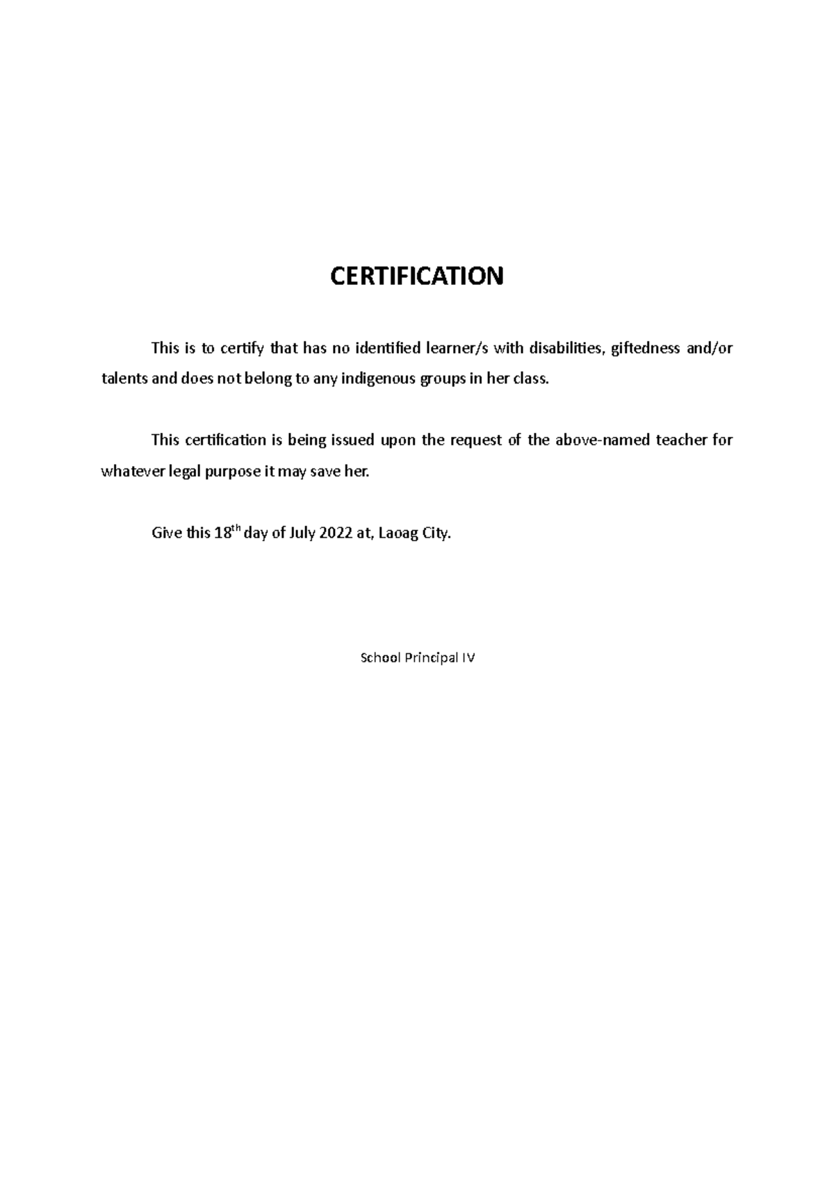 Certification-01 - Certification-01 - CERTIFICATION This is to certify ...