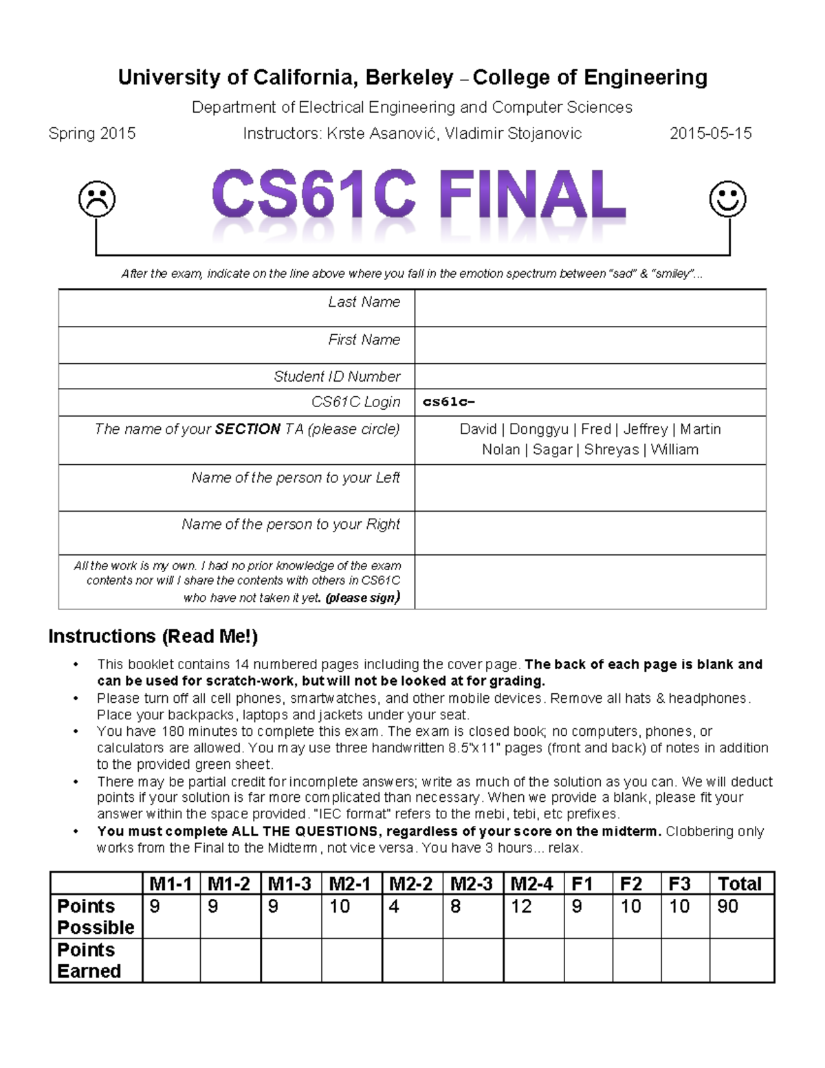 Sp15 Final Blank - Exams - University of California, Berkeley – College of Engineering ...