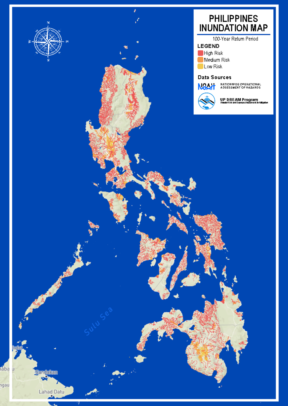 Inundation Map PH - Civil Engineering - PHILIPPINES INUNDATIONMAP 100 ...