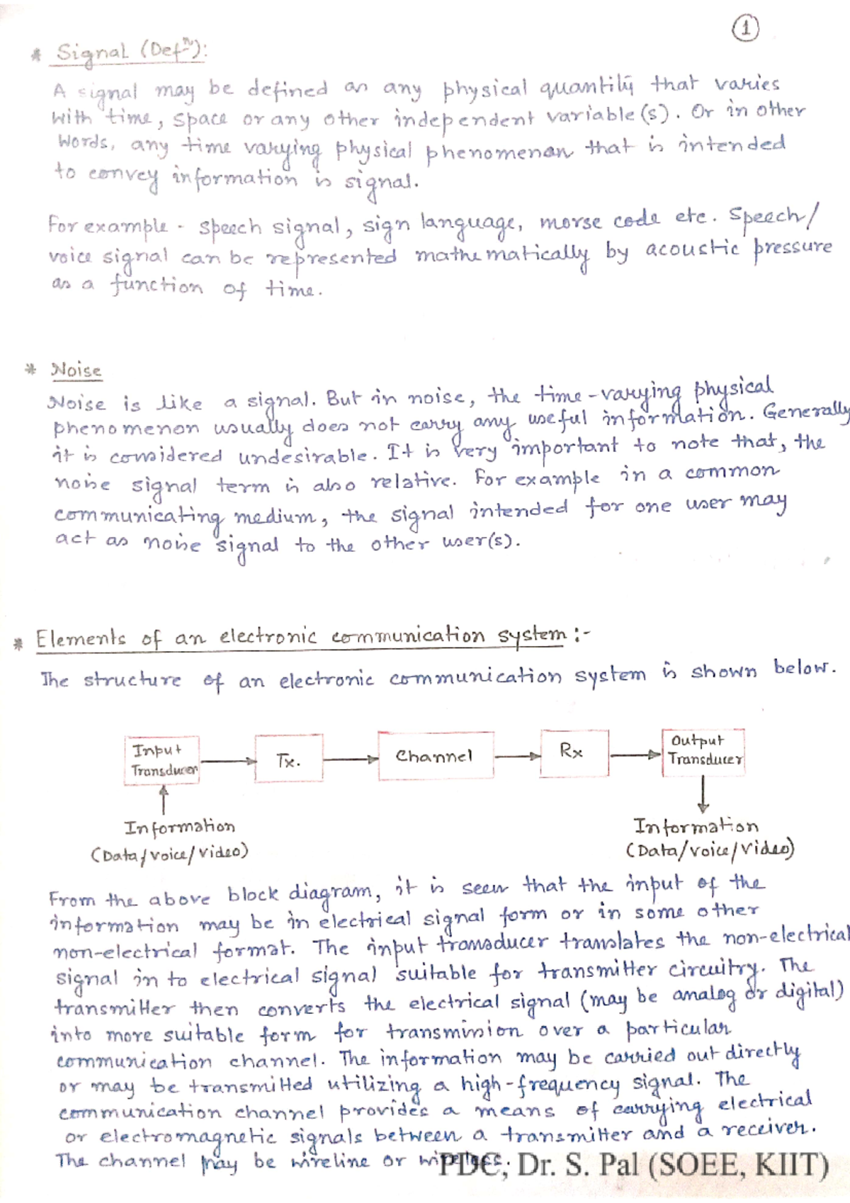 Signal Part 1 - B.tech - Studocu