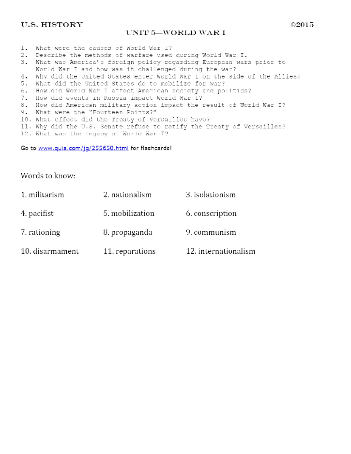 Unit 5 Study Guid - (LAWS4284) - Studocu