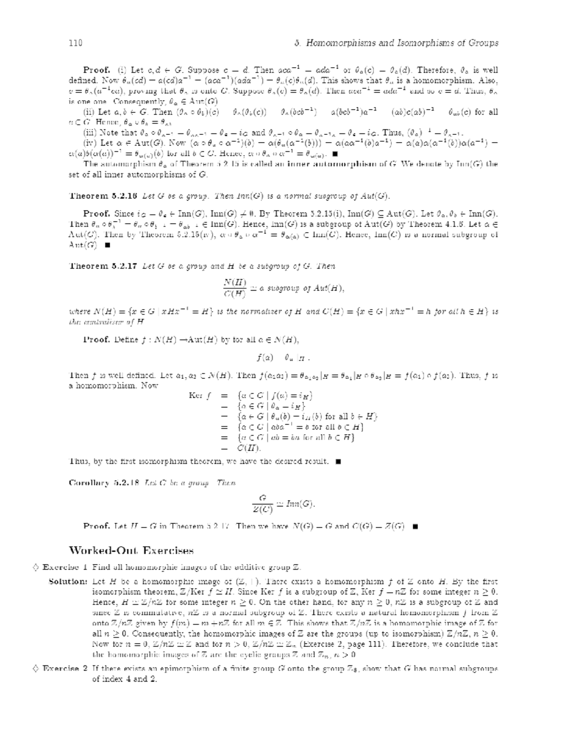 MTH 581-582 Introduction to Abstract Algebra PART 7 - MATH-121-46479 ...