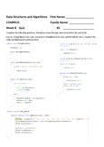 Data Structures and Algorithms - COMP610 - AUT - Studocu
