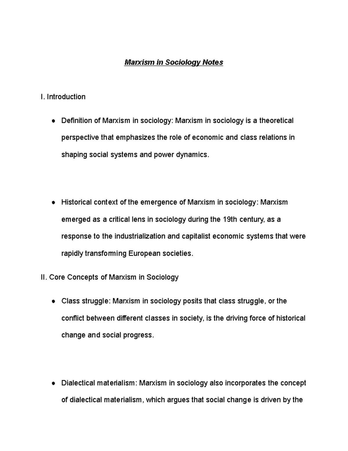 Marxism in Sociology - Introduction Definition of Marxism in sociology ...