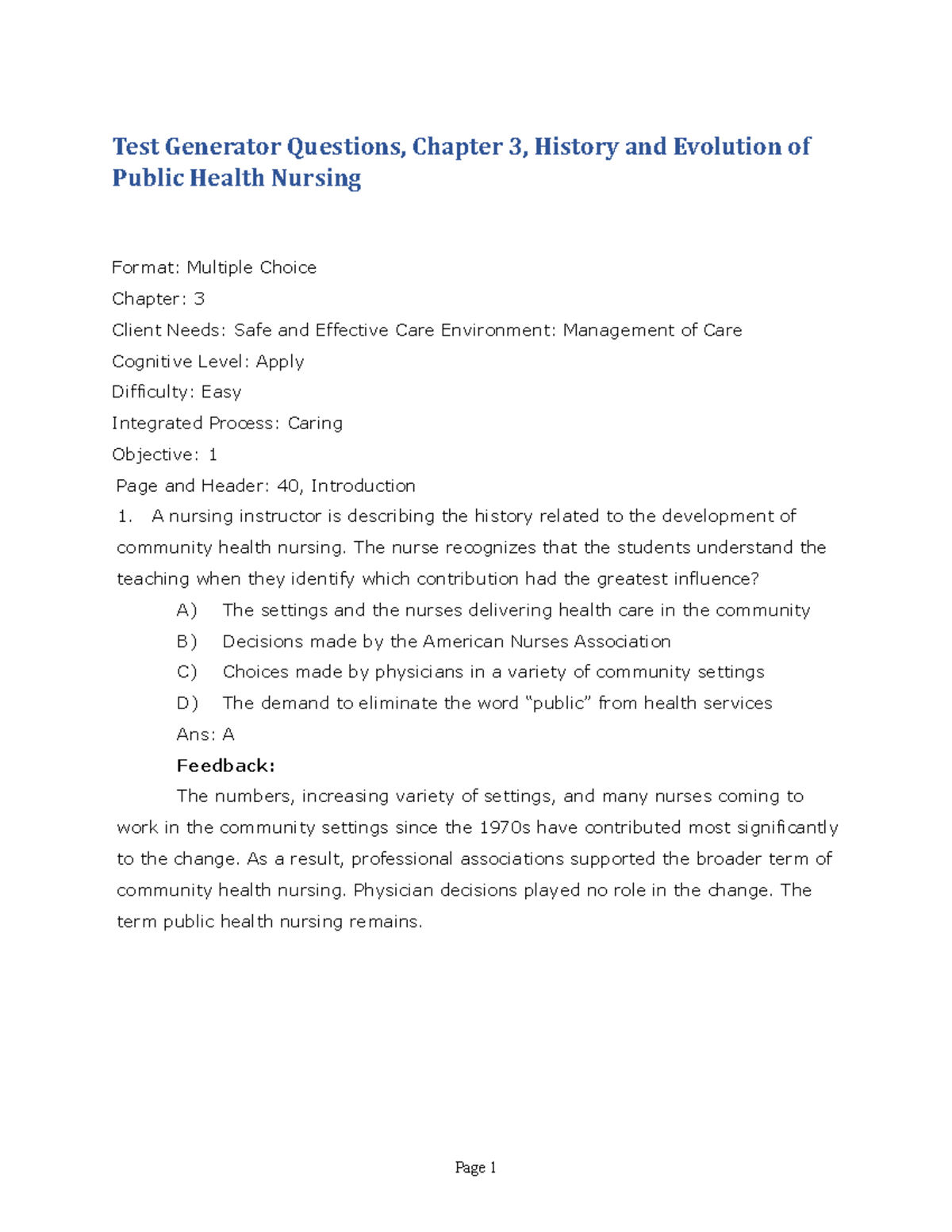 TG Chapter 03 - test practice - Test Generator Questions, Chapter 3 ...