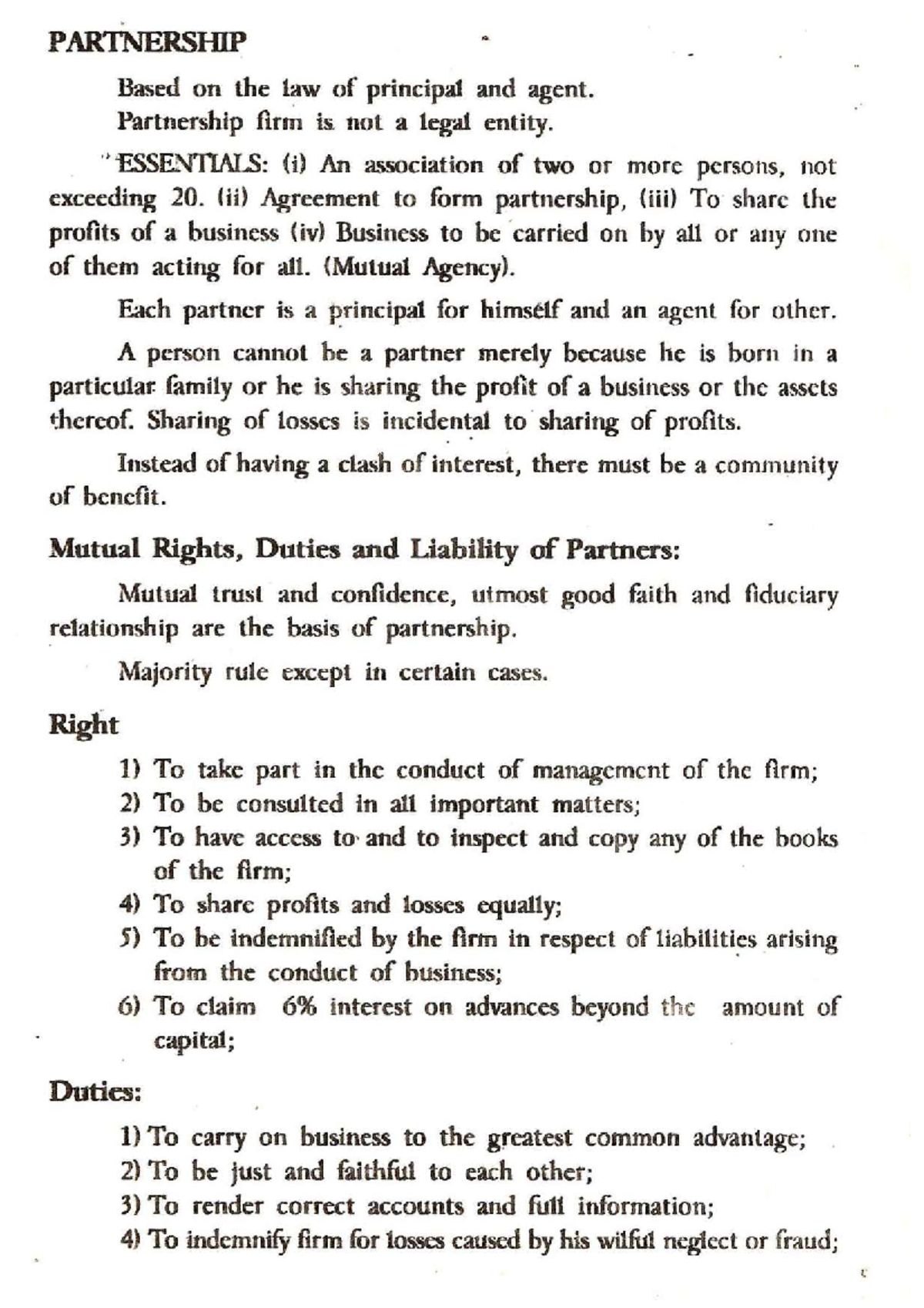 Contracts of Partnership - Bachelor of Business Administration (B.B.A ...