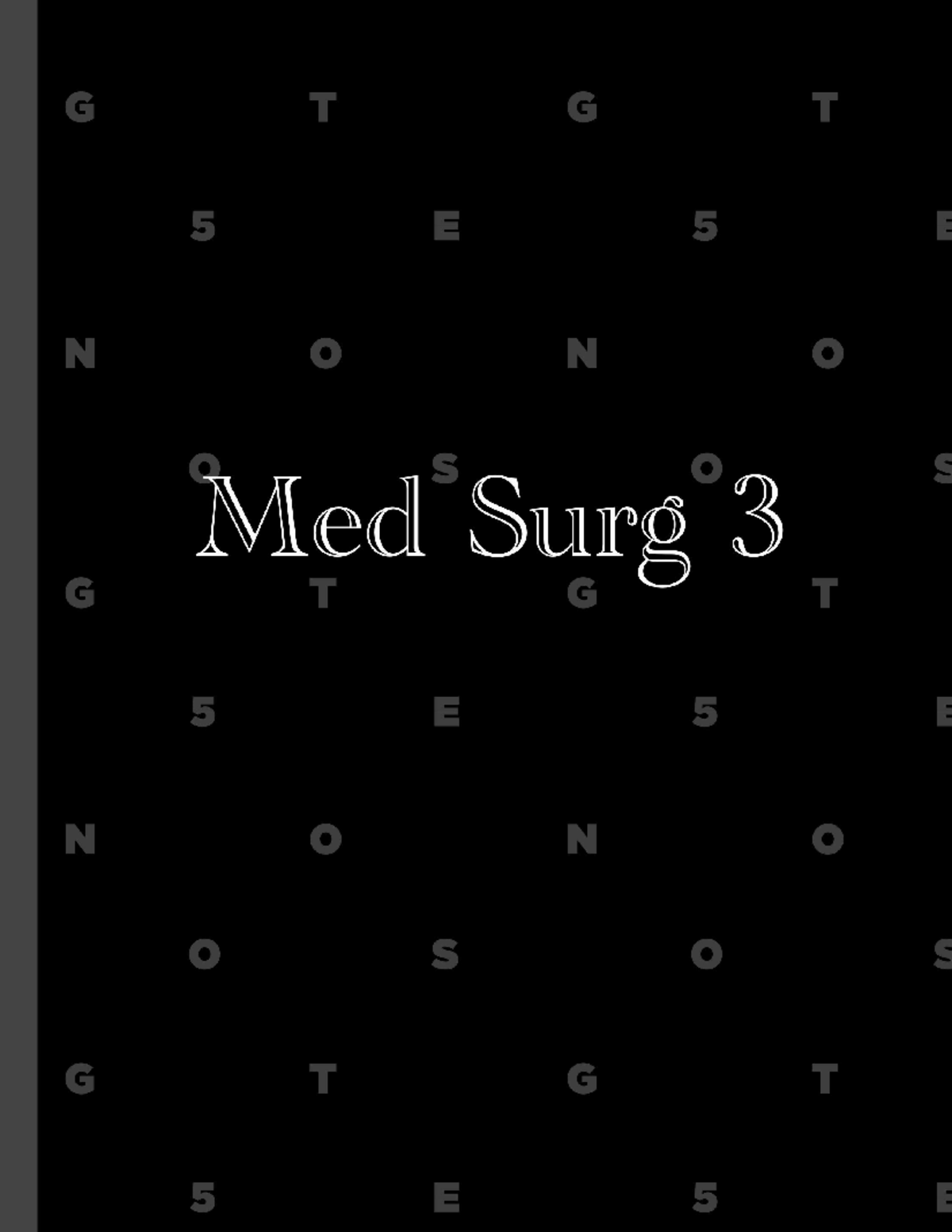 MS3Notebook - notes - NURS 481 - Studocu