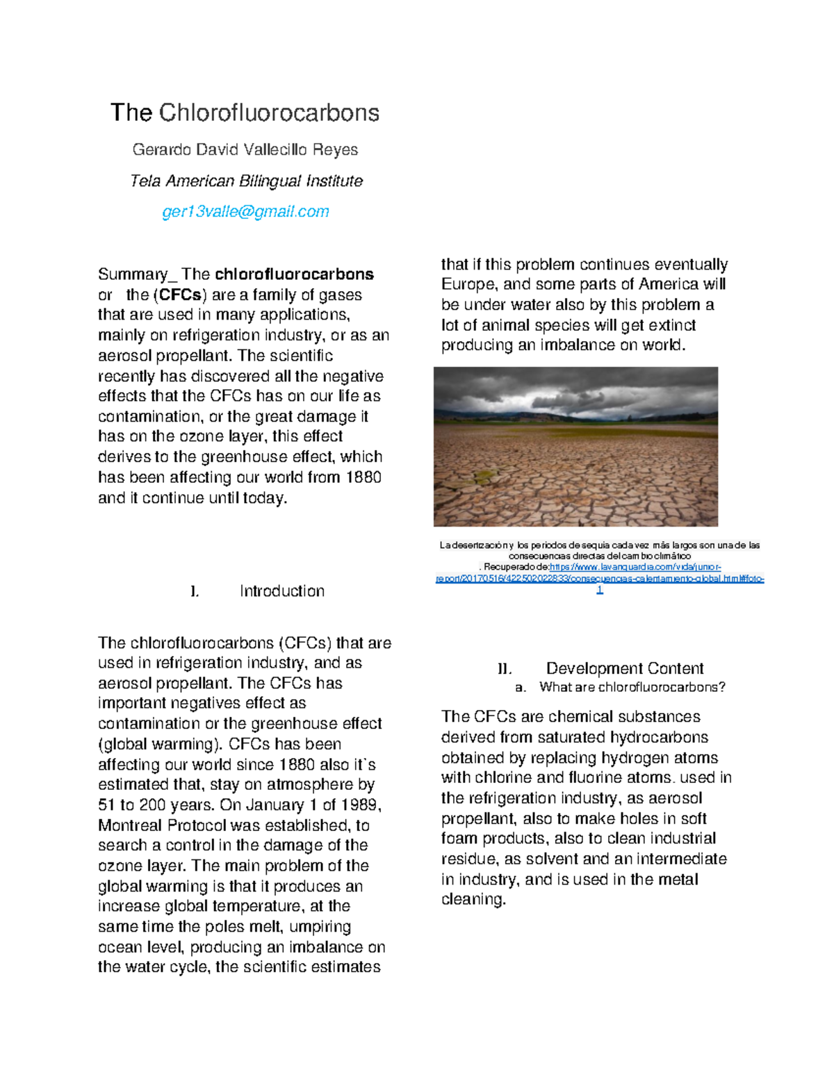 The Chlorofluorocarbons - The Chlorofluorocarbons Gerardo David ...