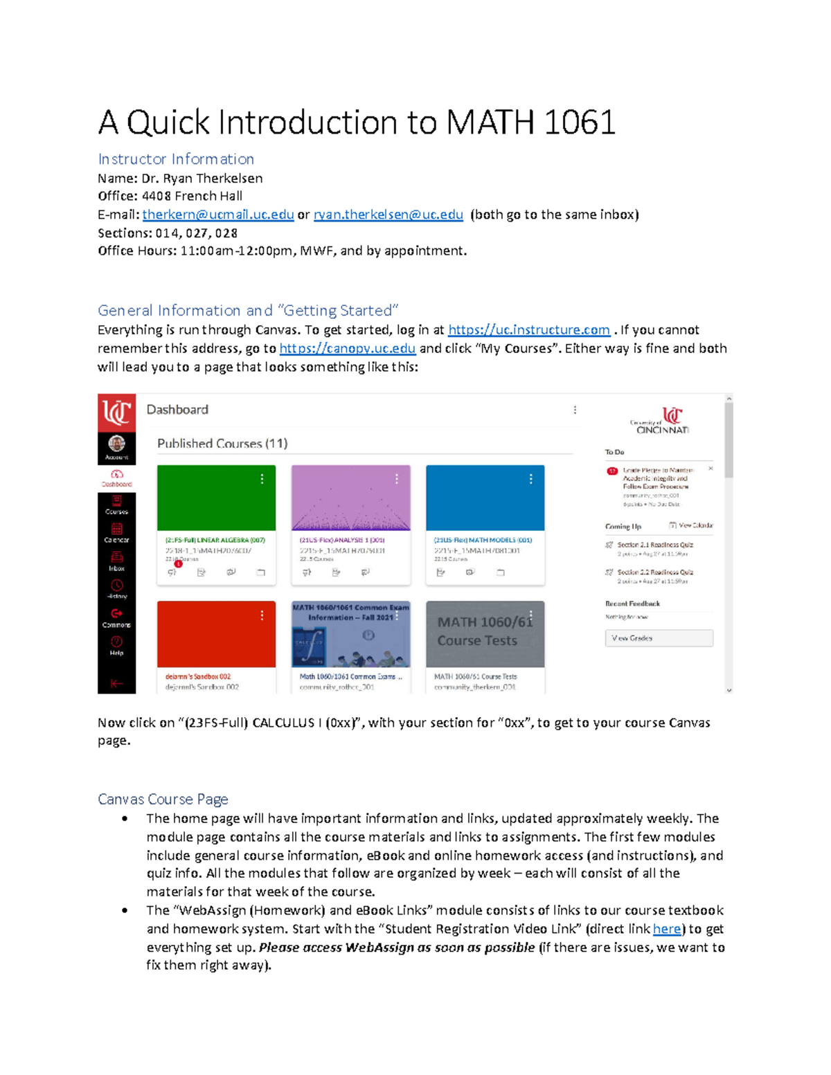 1061 Introduction (FS23) - A Quick Introduction to MATH 1061 Instructor ...