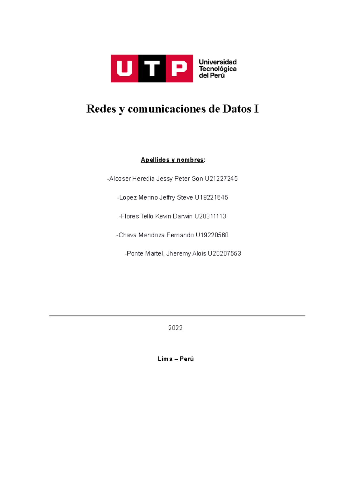 S13.s1 - Tarea - s13 - Redes y comunicaciones de Datos I Apellidos y nombres: -Alcoser Heredia ...