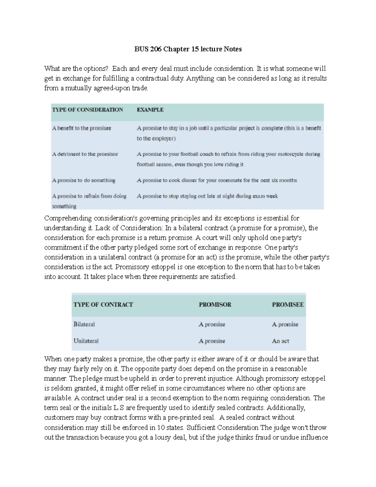 BUS 206 Chapter 15 lecture Notes - BUS 206 Chapter 15 lecture Notes ... BUS 206 Chapter 15 lecture Notes - BUS 206 Chapter 15 lecture Notes ...