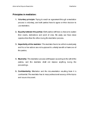 Stages of negotiation - ... - Alternative Dispute Resolution ...