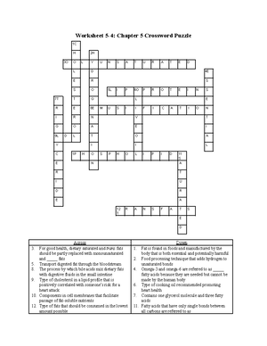 Worksheet 8-1 - Basic Nutrition Assignment - Worksheet 8-1: Energy ...