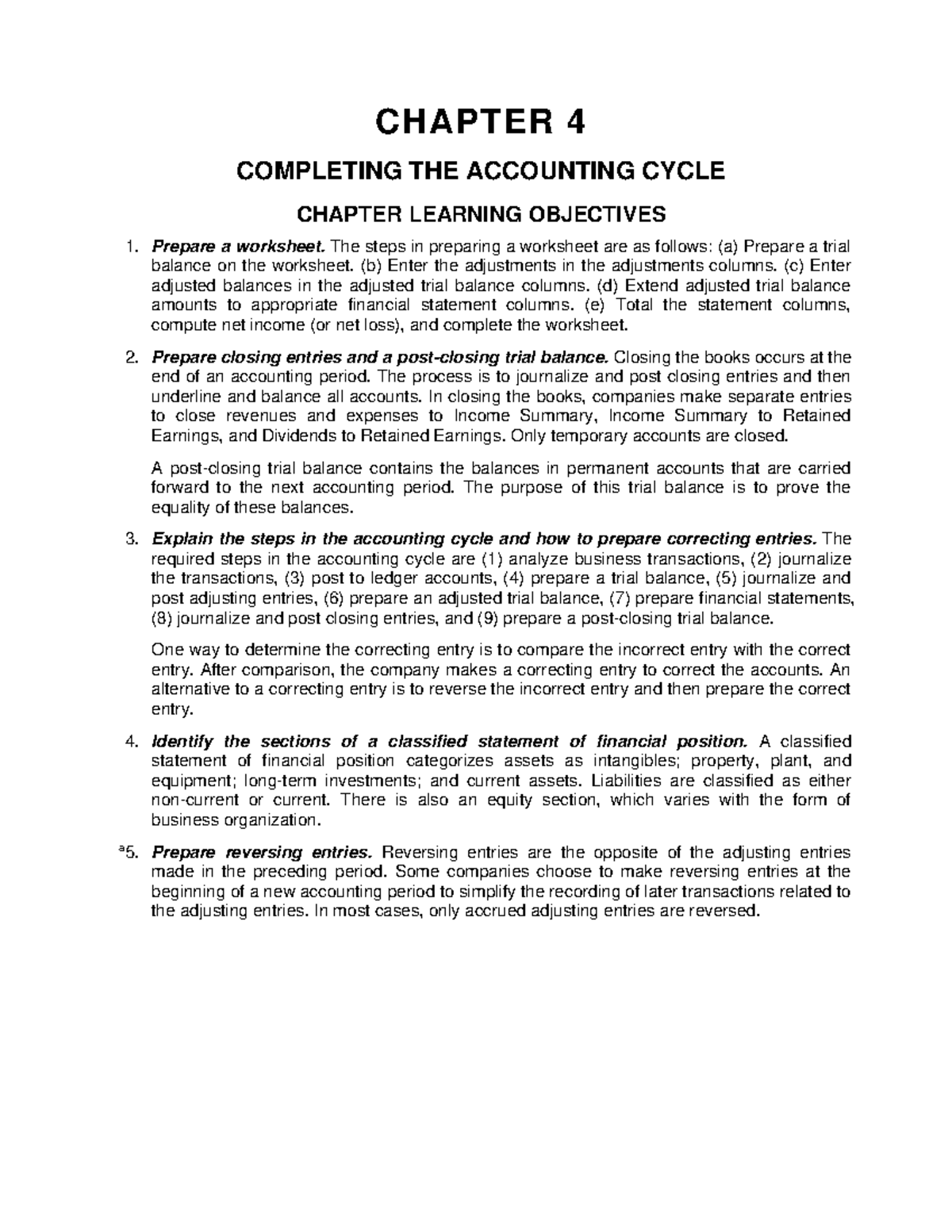 Ch04 Test Bank for Financial Accounting: IFRS Edition, 4e - CHAPTER 4 ...