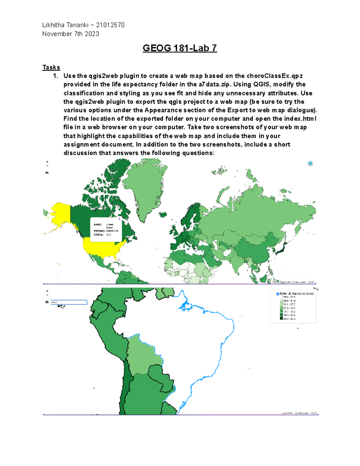 GEOG 181-Lab 7 - geography - Likhitha Tananki ~ 21012570 November 7th ...