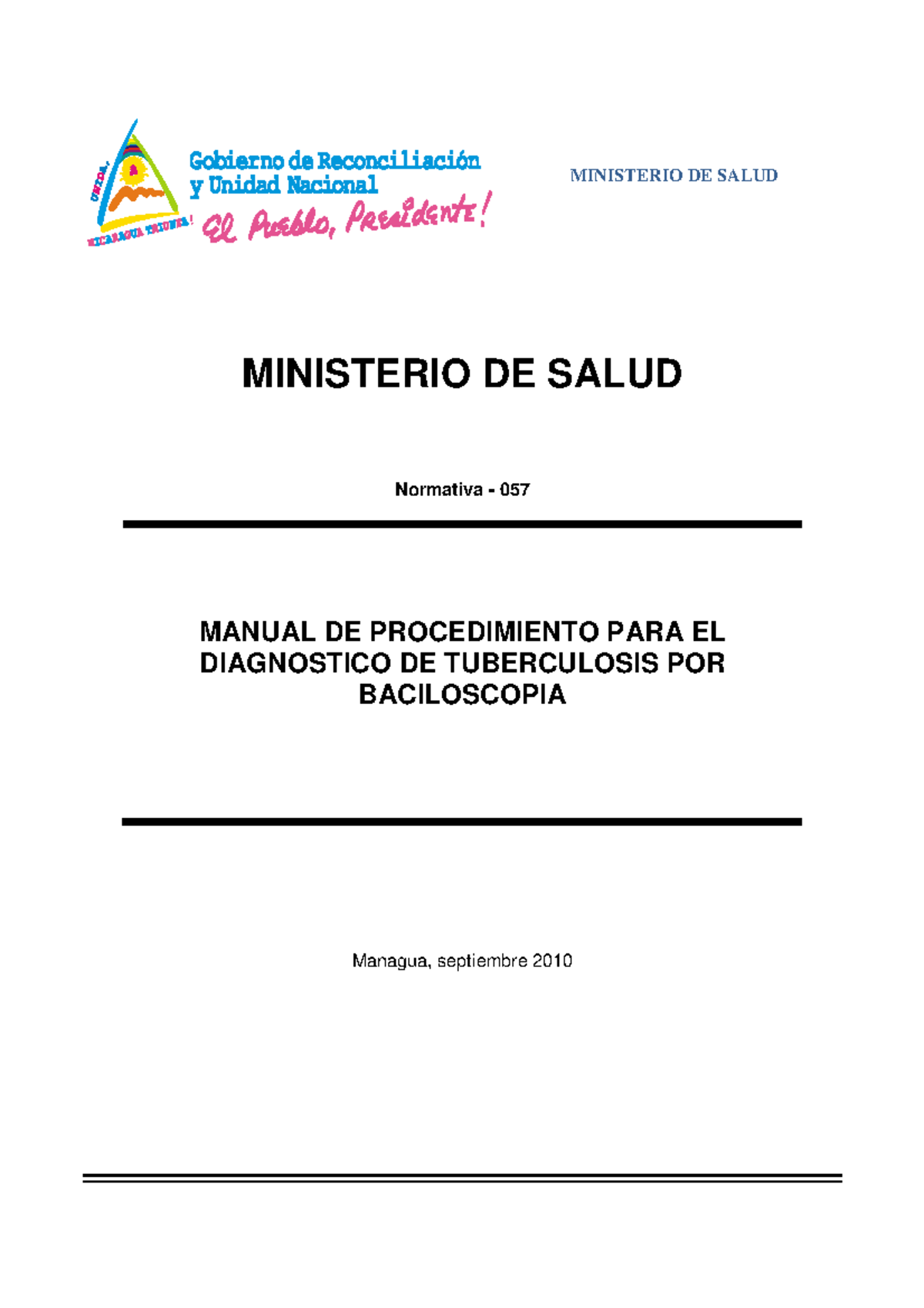 N 057 AM 309 10 Manual d +procedim par el diag de la TB baciloscopia ...